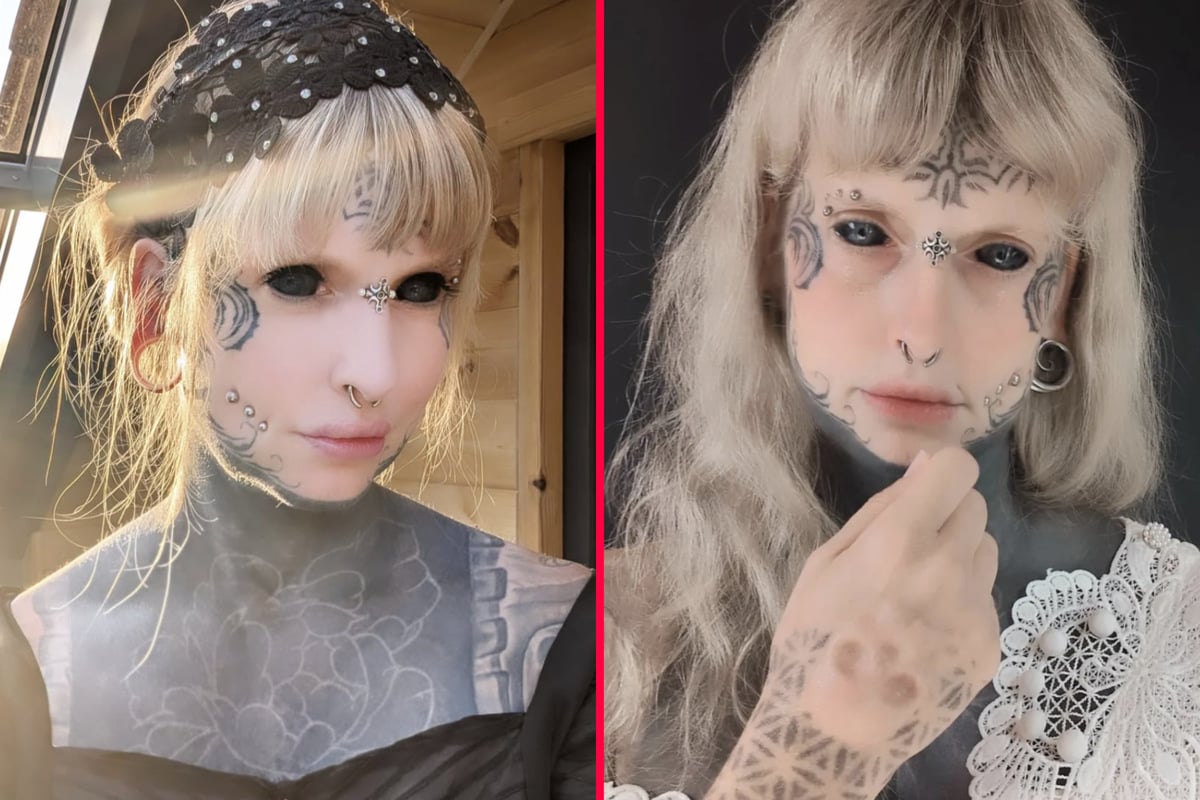 Ink addict tattoos eyeballs and embeds skull under skin: "I am the canvas"