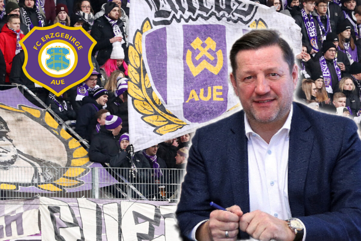 Aue-Geschäftsführer Olaf Albrecht fordert für den Klassenerhalt "von ...