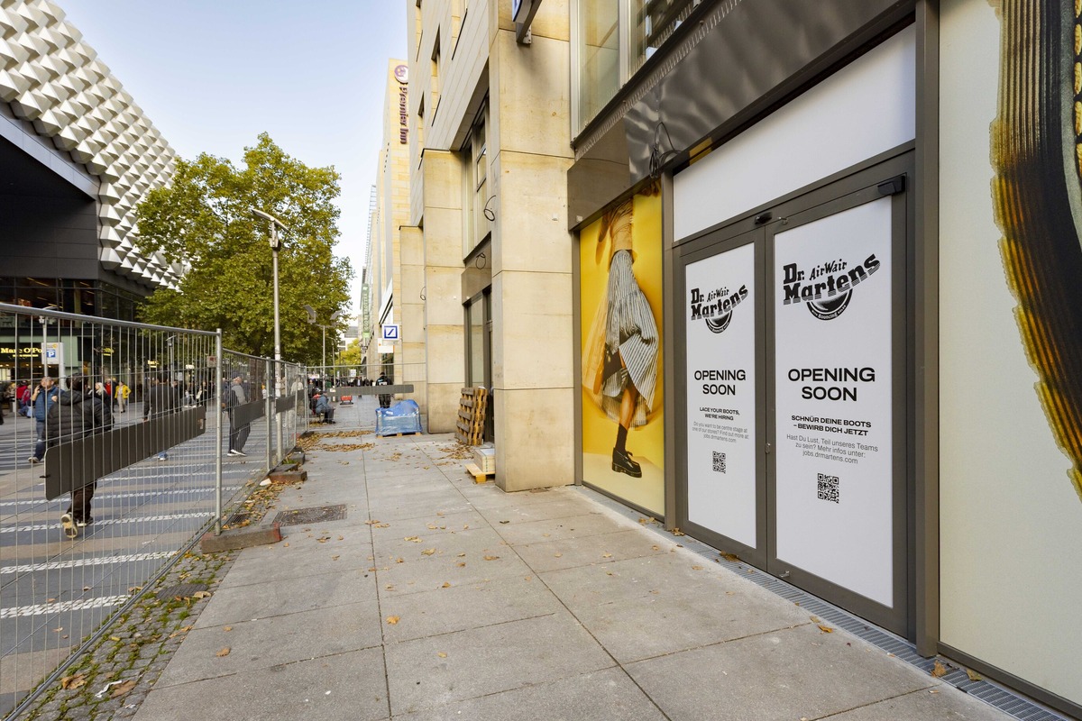 Neuer Schuhladen kommt nach Dresden: Dr. Martens eröffnet Filiale