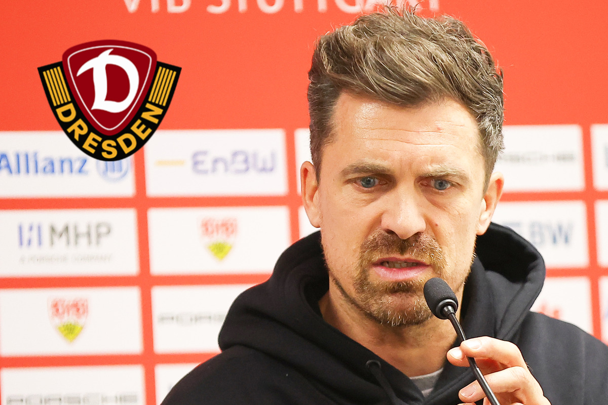 Starke Worte: Dynamo Dresdens Trainer Thomas Stamm zeigt Emotionen nach ...