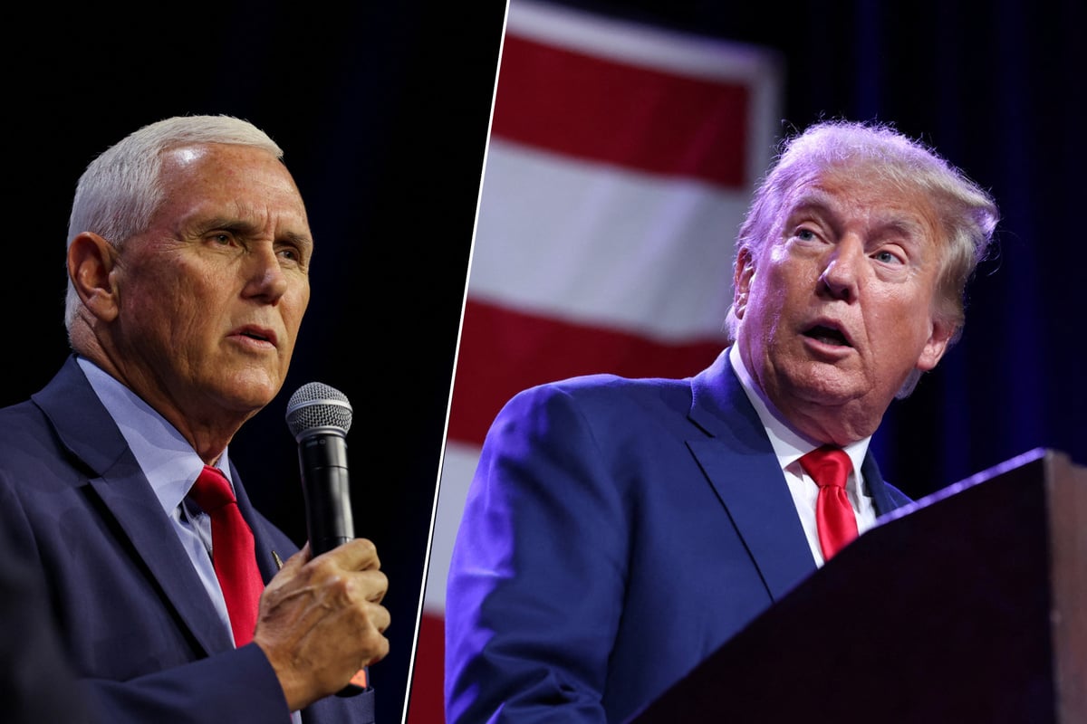 Mike Pence speaks out after Donald Trump's indictment in 2020 election ...