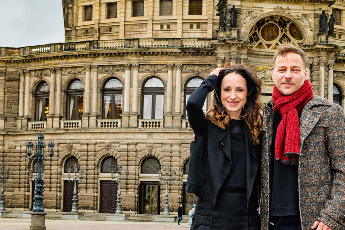 Moderatoren Stephanie Stumph und Tom Wlaschiha: SemperOpernball ist für ...