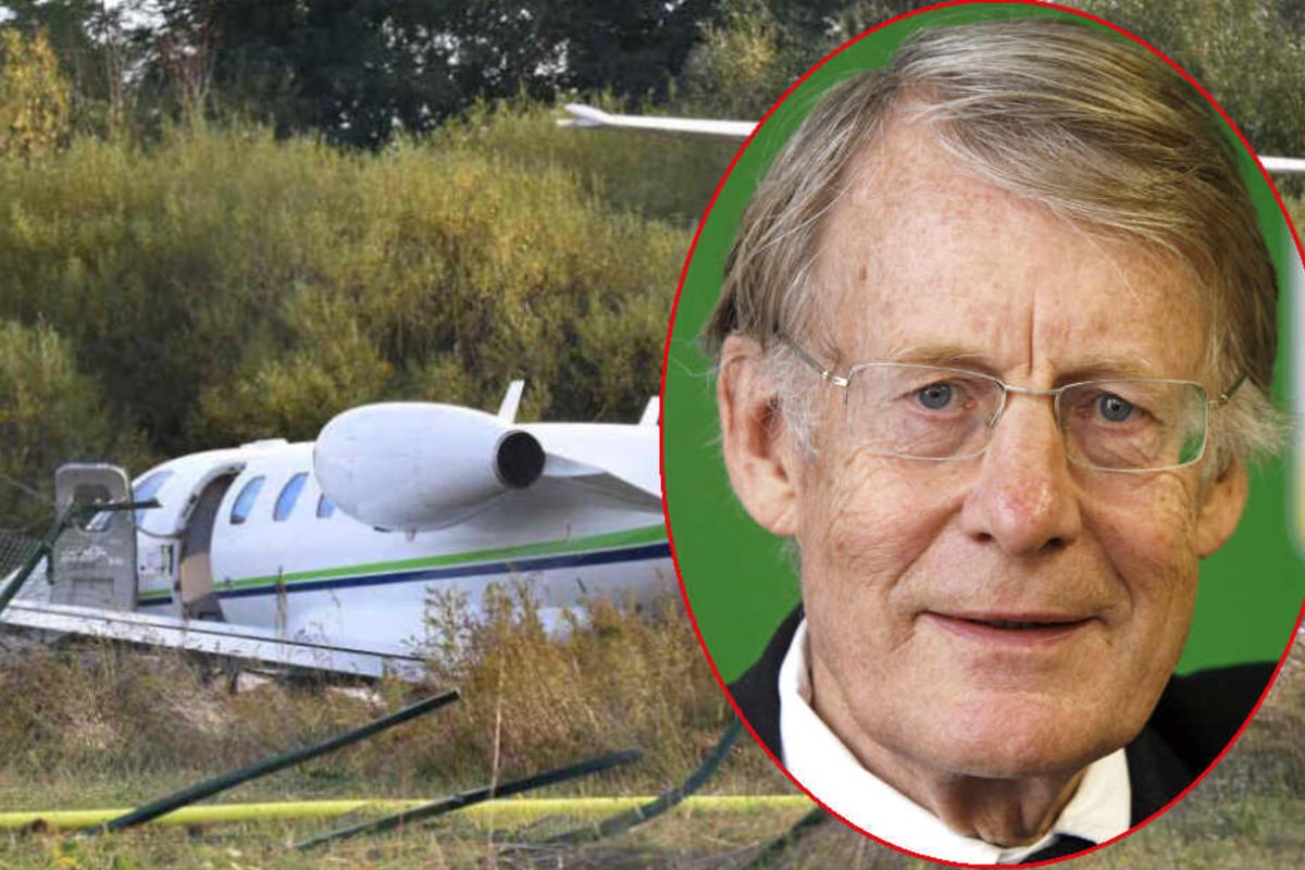 Privatjet schießt in Engelsbach über Landebahn hinaus