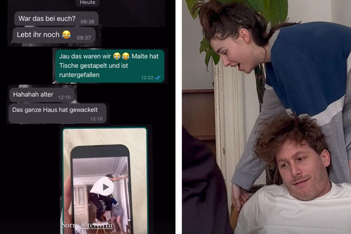 Nachbarn besorgt: Malte Zierden und seine Freundin bringen ganzes Haus ...