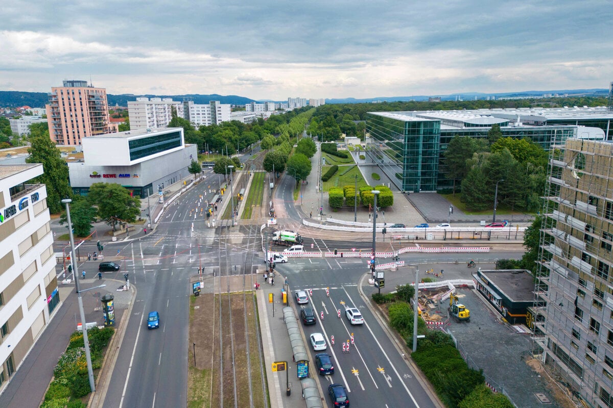 Dresden: Bahn frei am Straßburger Platz nach drei Wochen Staus und ...