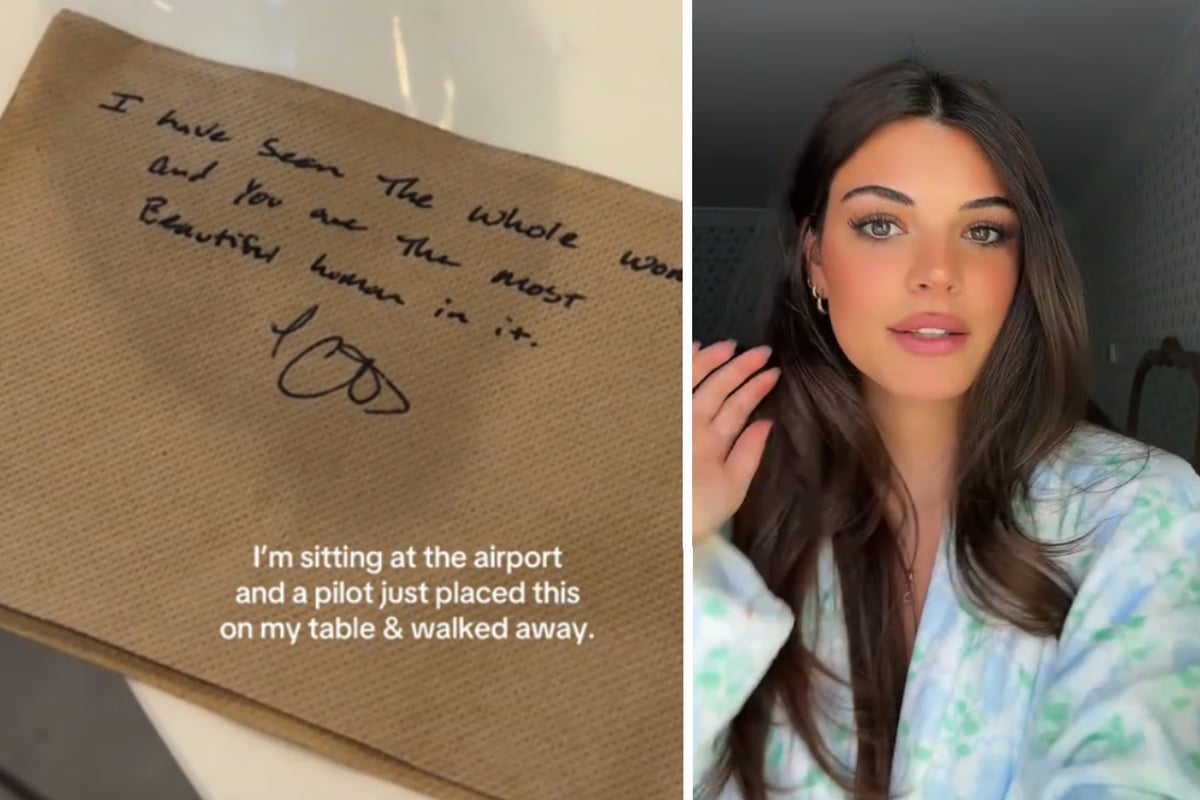 Love pilot tries his luck at the airport and surprises young woman with ...