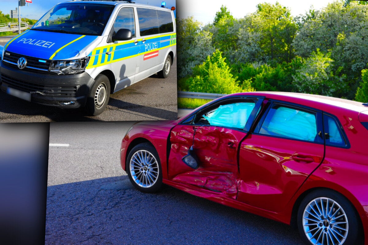 Bitterfeld-Wolfen - Unfall mit Polizeiauto: Beamter und Audi-Fahrerin ...