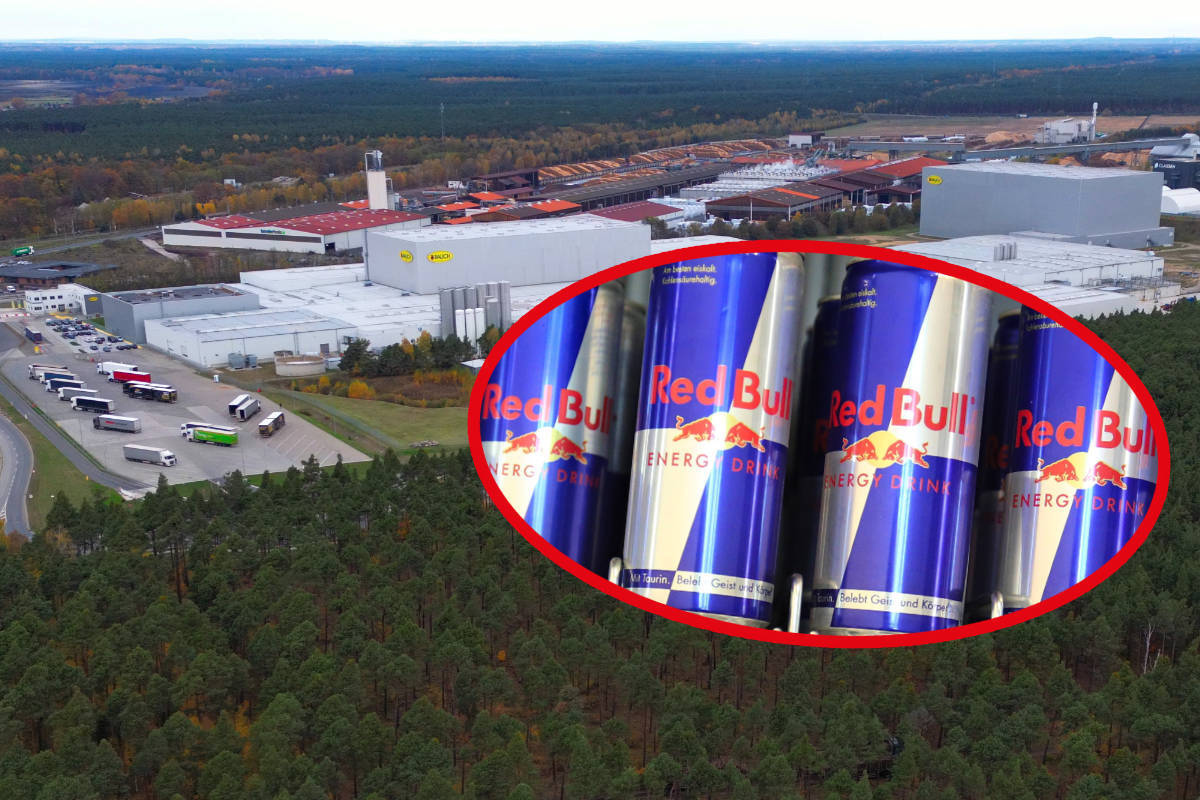 Erst Tesla, jetzt Red Bull: Neues Dosen-Werk sorgt für Aufschrei in ...