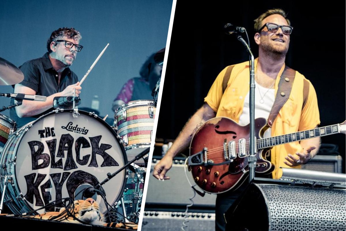The Black Keys begeistern bei "Stadtpark Open Air" in Hamburg: Ohne viele Worte, dafür mit Druck ...
