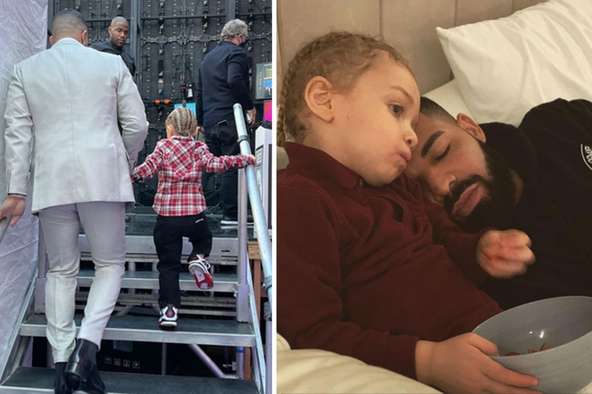 Drake introduces his once-secret son to the world in a touching moment ...