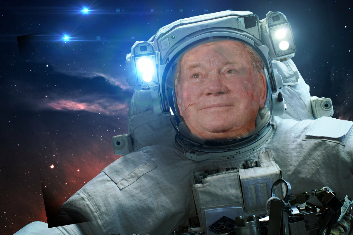 Star Trek legend William Shatner is on his way to space!