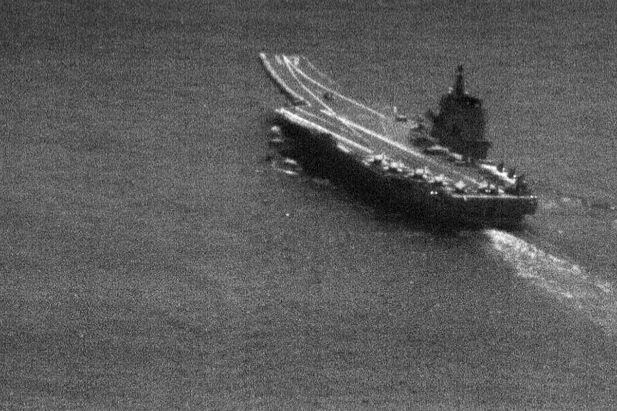 Chinese aircraft carriers spotted patrolling Pacific for the first time