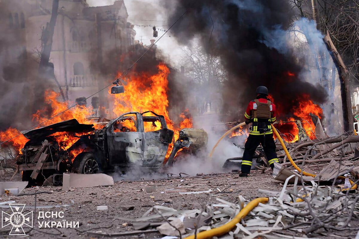 Top US officials slam "horrifying" Russian strike in Ukraine