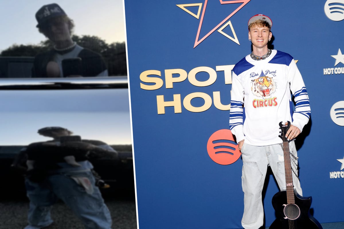 Machine Gun Kelly gives fans a rare glimpse at his and Megan Fox's baby ...