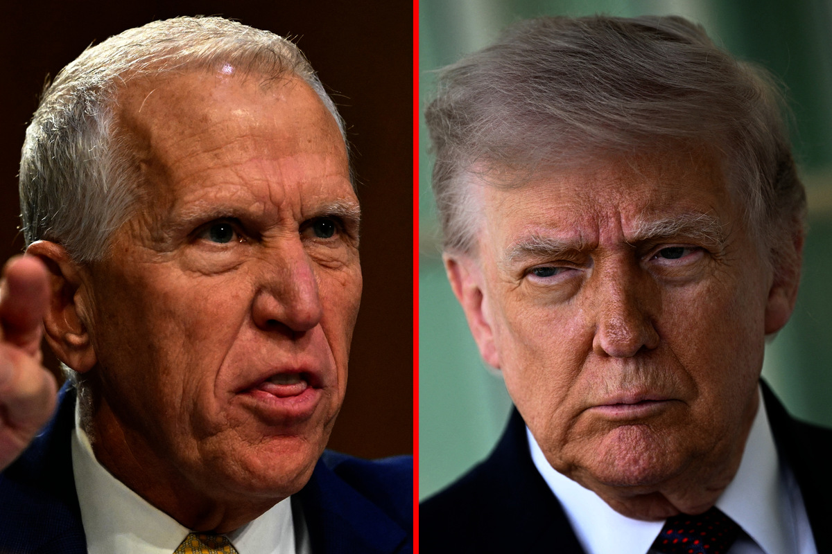 Republican Thom Tillis defies Trump on Fed confirmation after losing ...