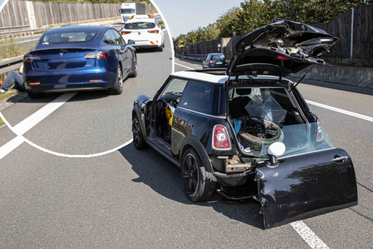 Schwerer Unfall auf A72 bei Treuen: Autobahn voll gesperrt