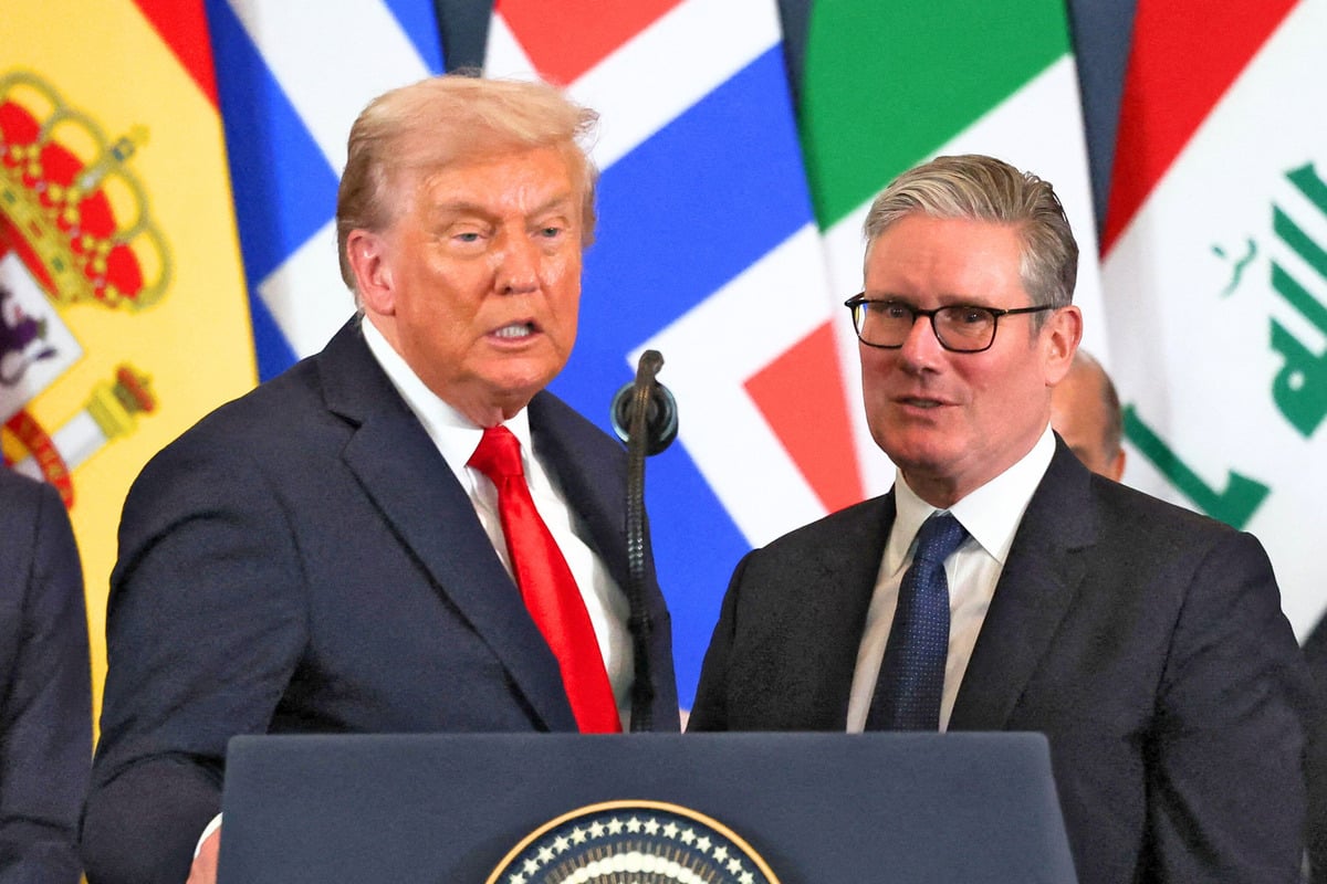Trump goes viral for awkwardly dissing Keir Starmer at Gaza Summit: "Where is the United Kingdom?!"