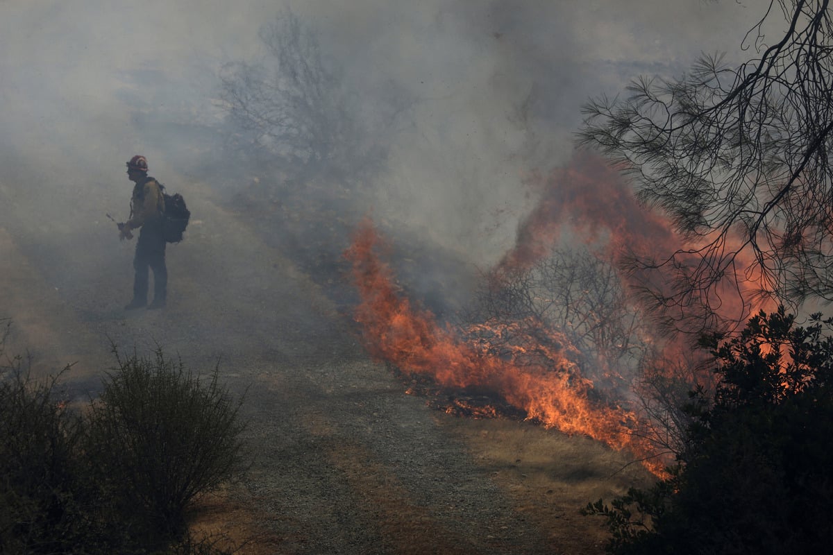 Wildfire leaves historic California gold rush town in ruins