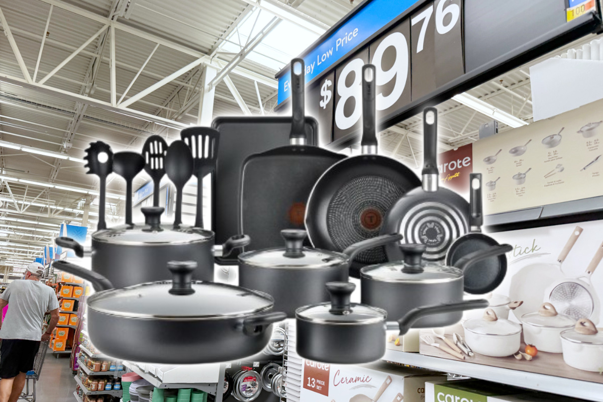 Walmart's Kitchen Sale on Tuesday, October 14: 20-Piece Cookware Set ...