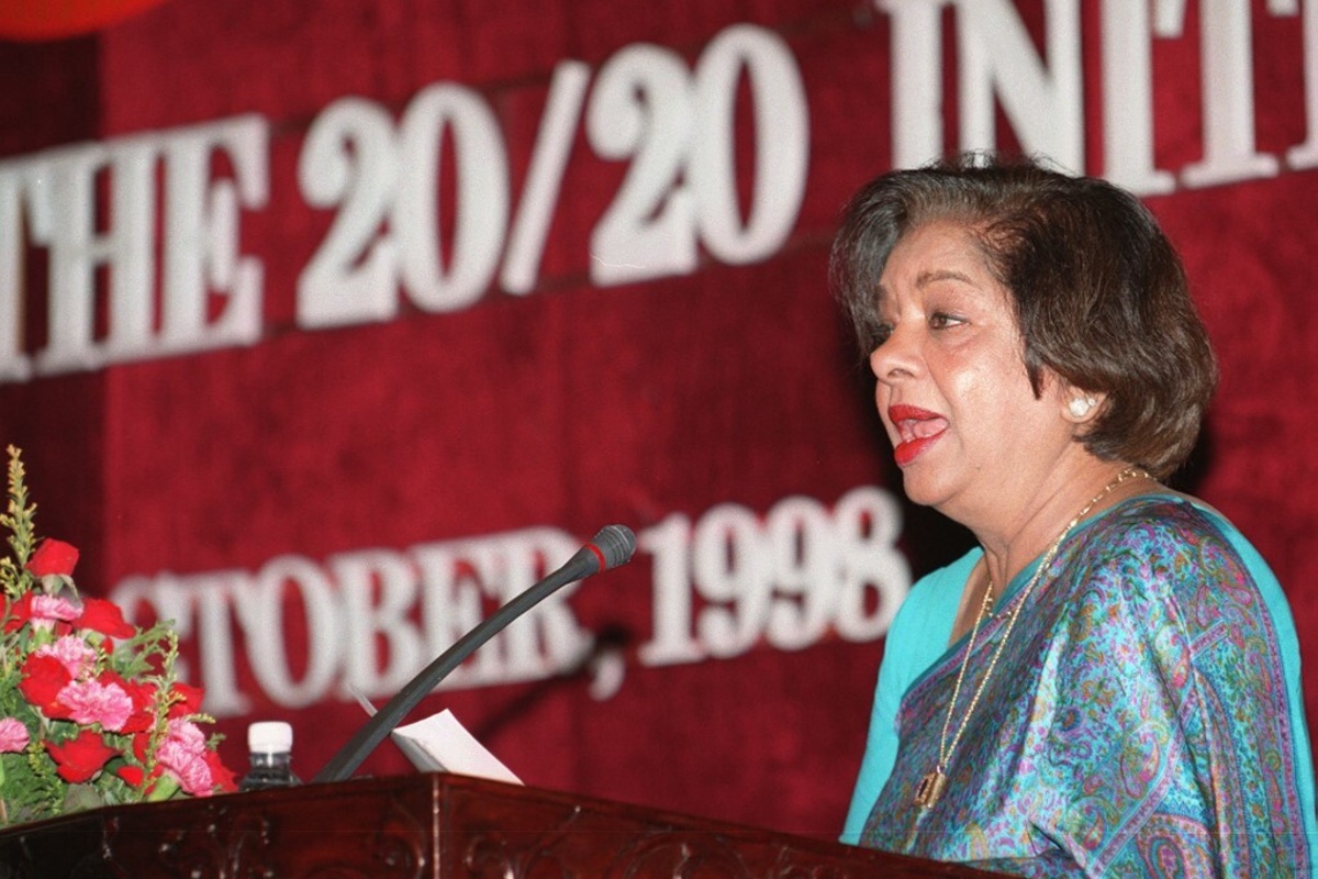 Nafis Sadik, champion of women's rights and health, passes away