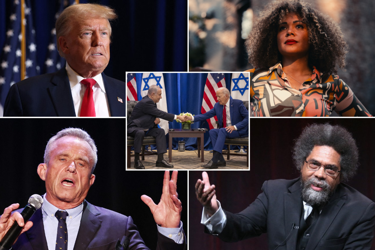 2024 US presidential candidates respond to Israel-Gaza war