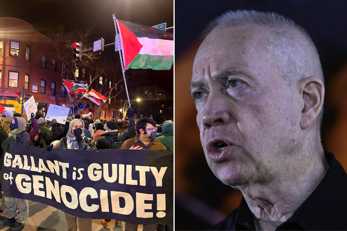 Israel's Yoav Gallant arrives in Chicago amid protests and demands for ...
