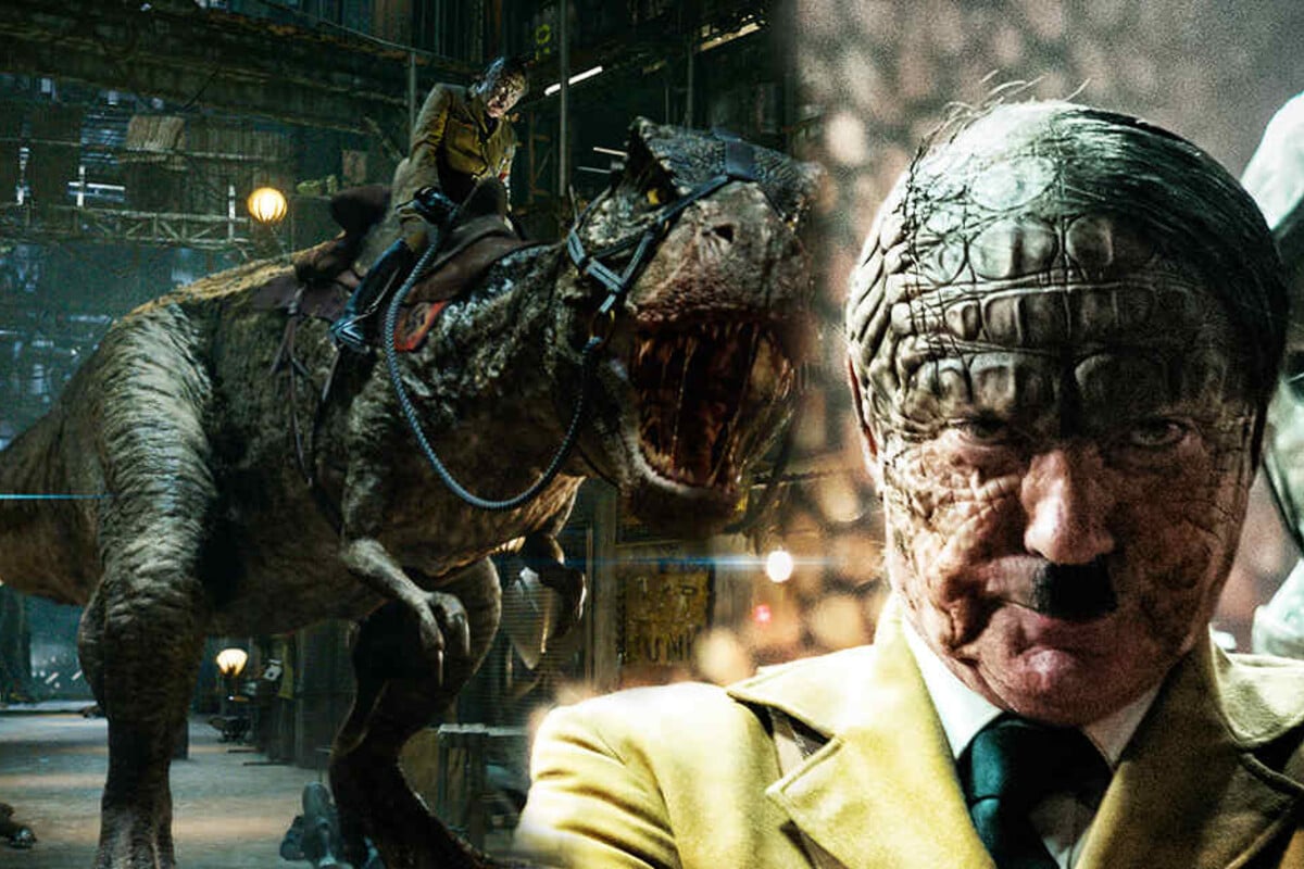 Irre: Hitler mit T-Rex auf Mondnazi-Jagd in "Iron Sky 2"!