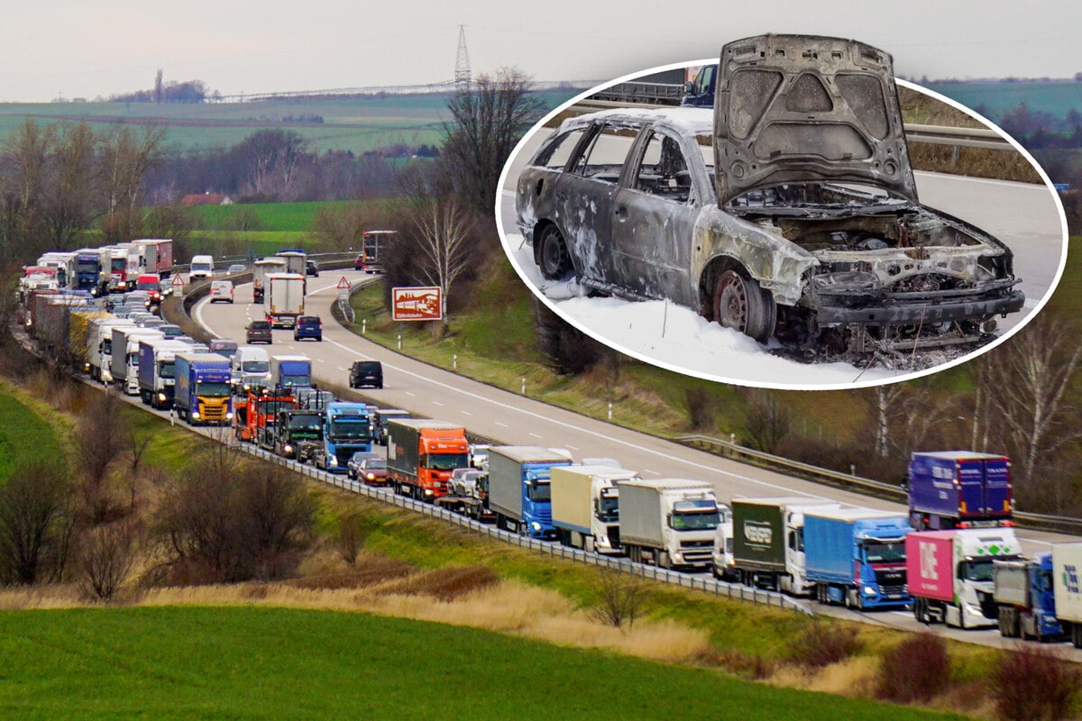 Unfall A14 Dbeln