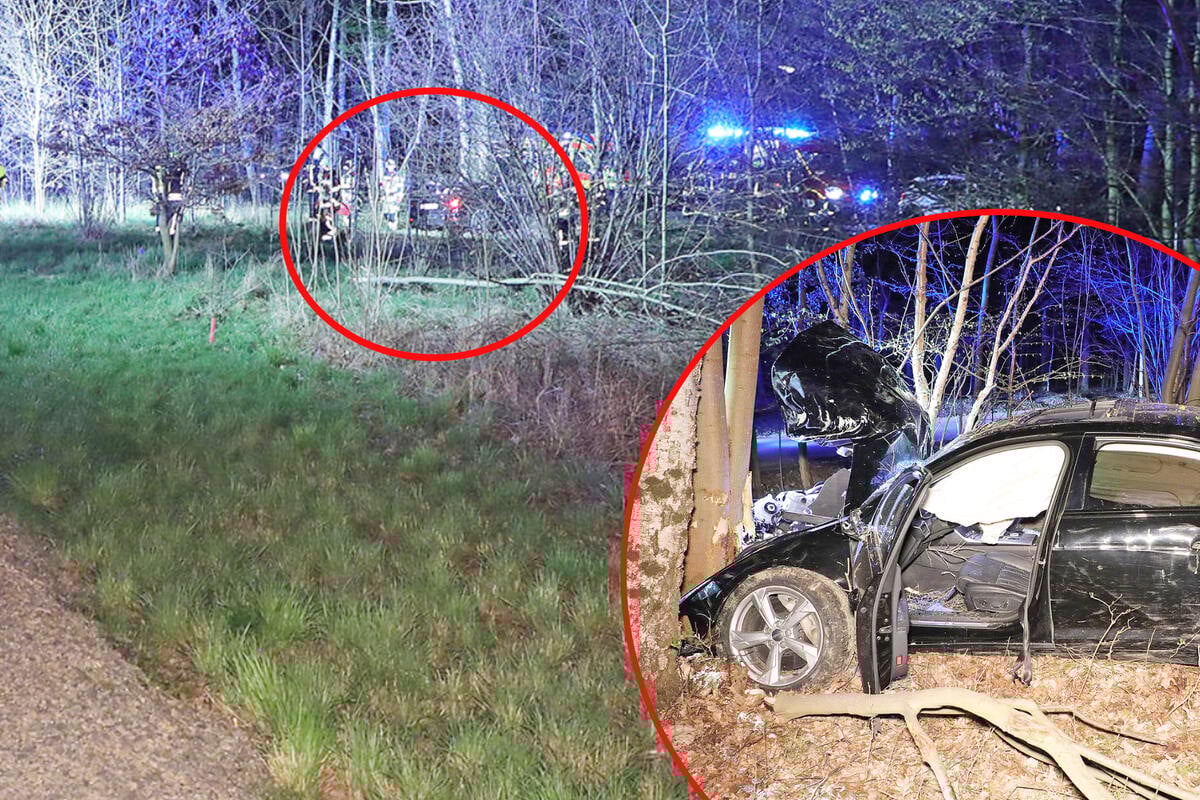 Unfall A4: Audi-Fahrer verliert bei Wilsdruff die Kontrolle und kracht ...