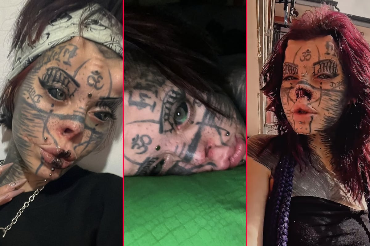 Body mod fanatic tattoos her eyeballs and gives herself human horns | TAG24