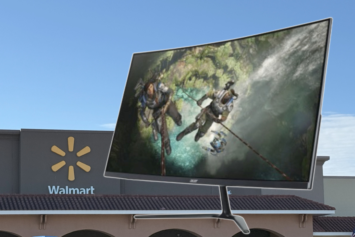 Walmart's tech aisles are stocked with this hyped up gaming monitor on ...