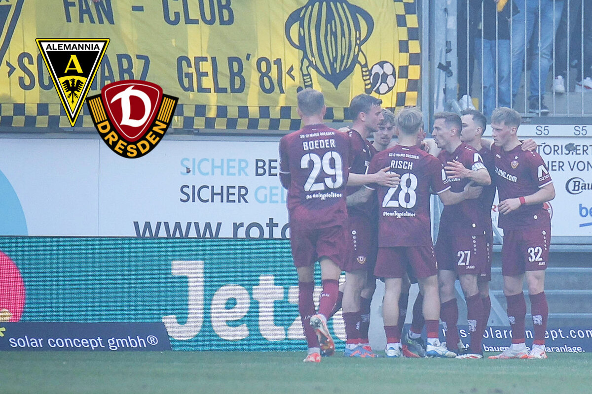 Dynamo Dresden feiert ersten Auswärtssieg 2025 in Aachen
