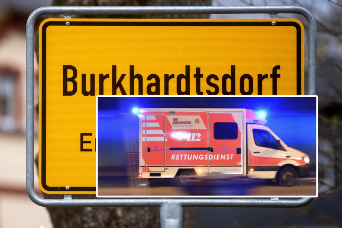 Mann in Burkhardtsdorf lebensbedrohlich verletzt