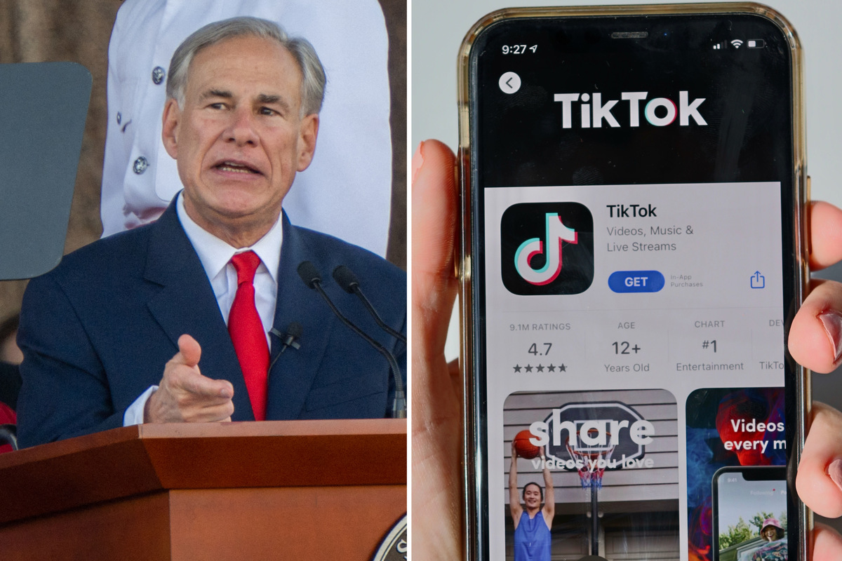 Texas Gov Greg Abbott Unveils A Statewide Tiktok Ban