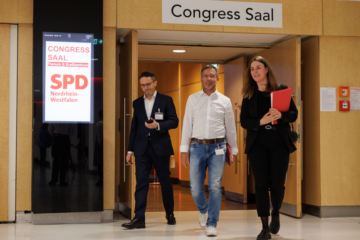 SPD trifft sich zu Parteikonvent in Münster