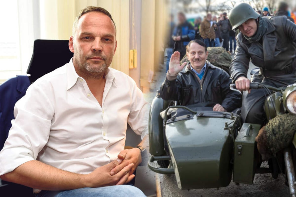 Chemnitz: Hitler-Double erscheint bei Bikertreffen - Nun spricht der ...