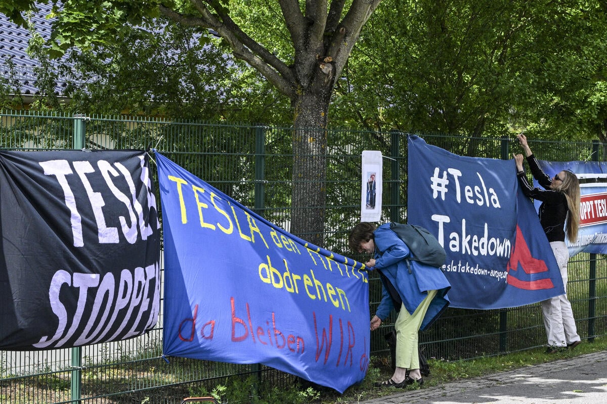 Kein Wasser für Elon Musk: Wut-Proteste gegen Wasserdeal für Tesla