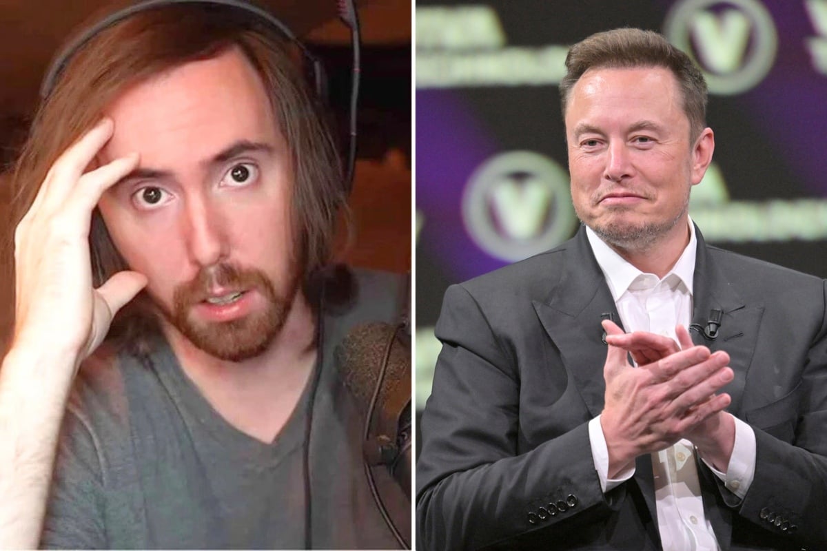Elon Musk feuds with Asmongold after streamer calls him out for faking ...