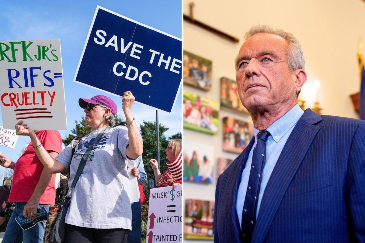 CDC workers stage walk out protest calling for Robert F. Kennedy Jr.'s ...