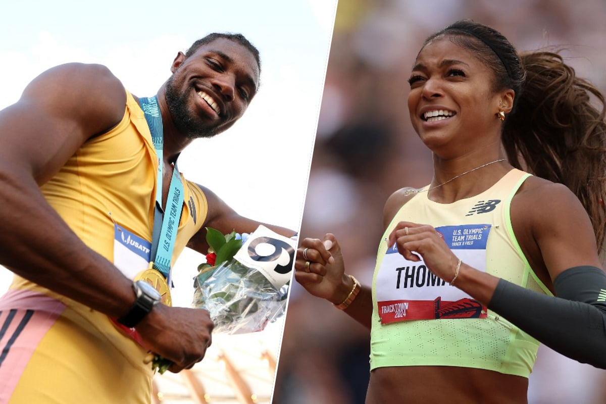 Olympic trials: Gabby Thomas and Noah Lyles dominate sprints as Sha ...