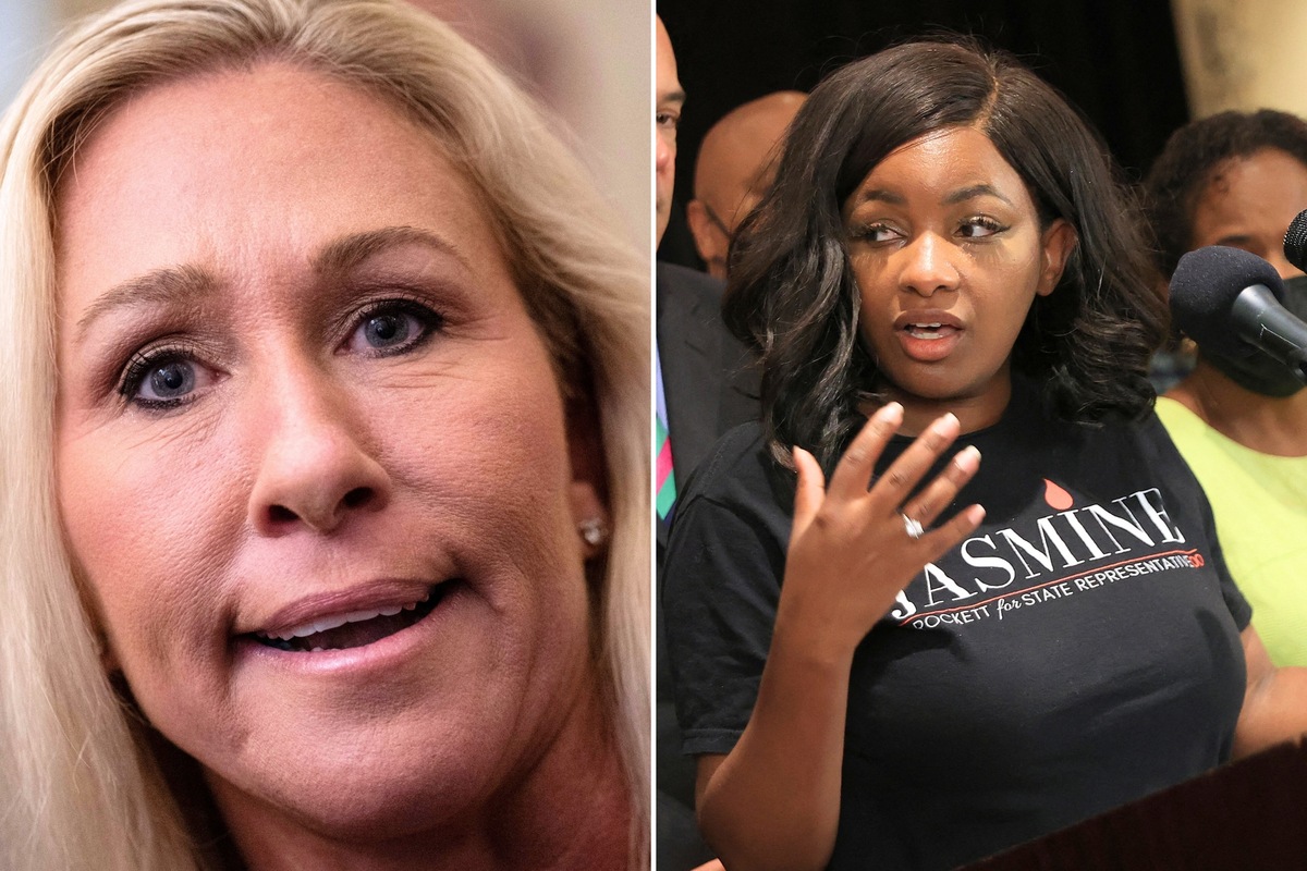 Jasmine Crockett keeps Marjorie Taylor Greene feud raging with ...