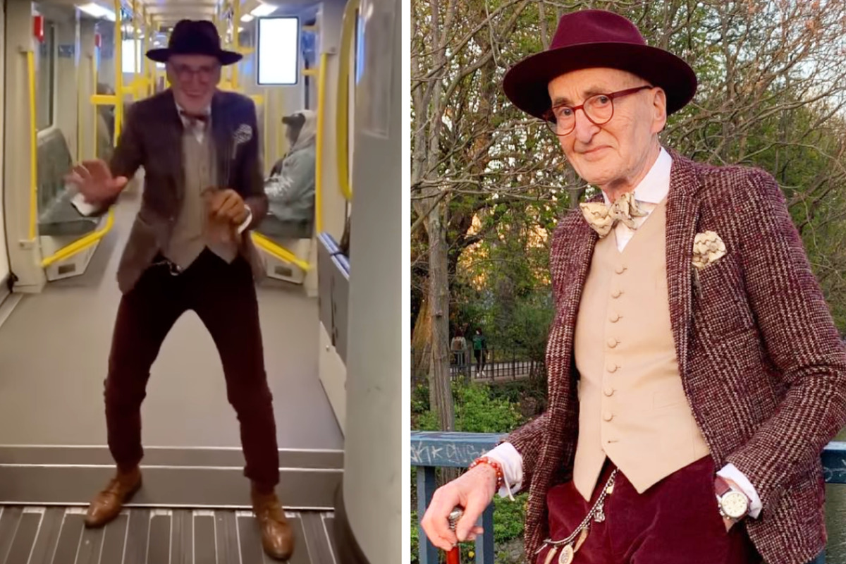 Berlins coolster Senior: "Hipster-Opa" Günther Krabbenhöft (77) hört ...