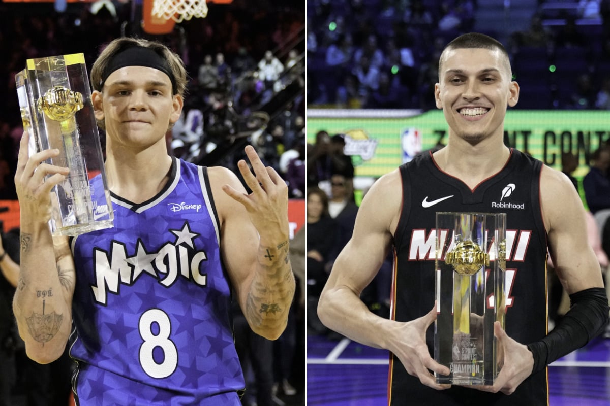 NBA All-Stars: Mac McClung three-peats as Slam Dunk champ, Tyler Herro ...