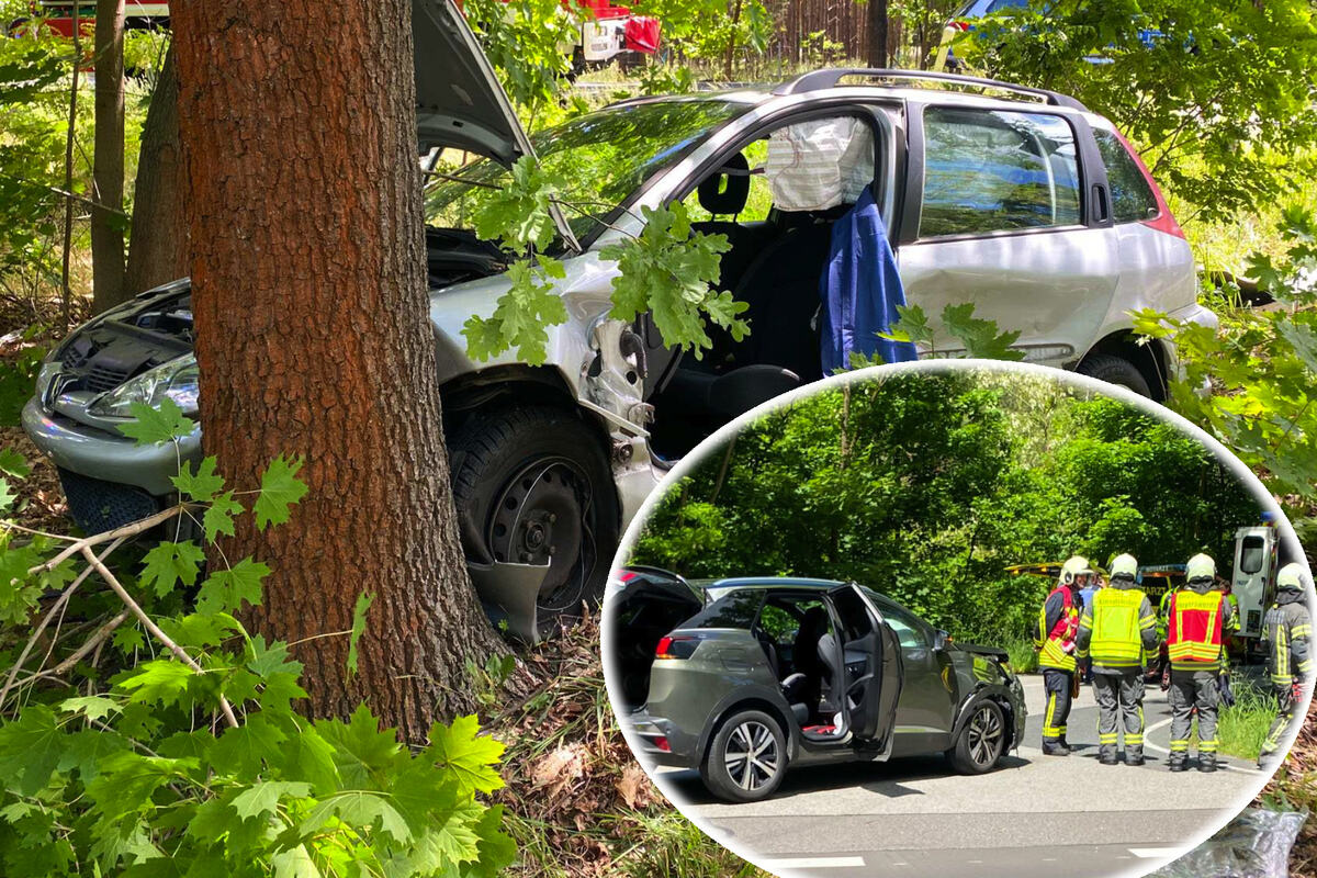 Unfall auf B97: Vollsperrung nach heftigem Crash