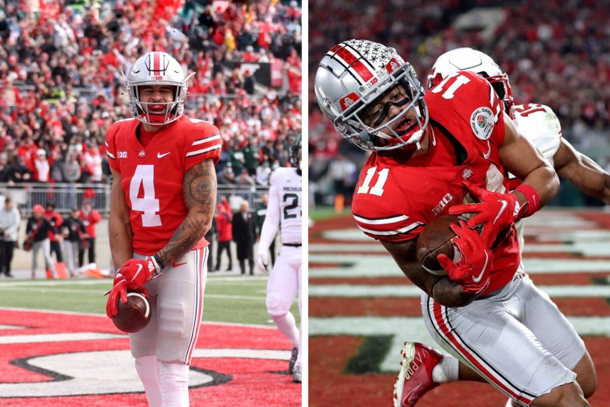 Ohio State’s star receivers Jaxon Smith-Njigba and Julian Fleming set ...