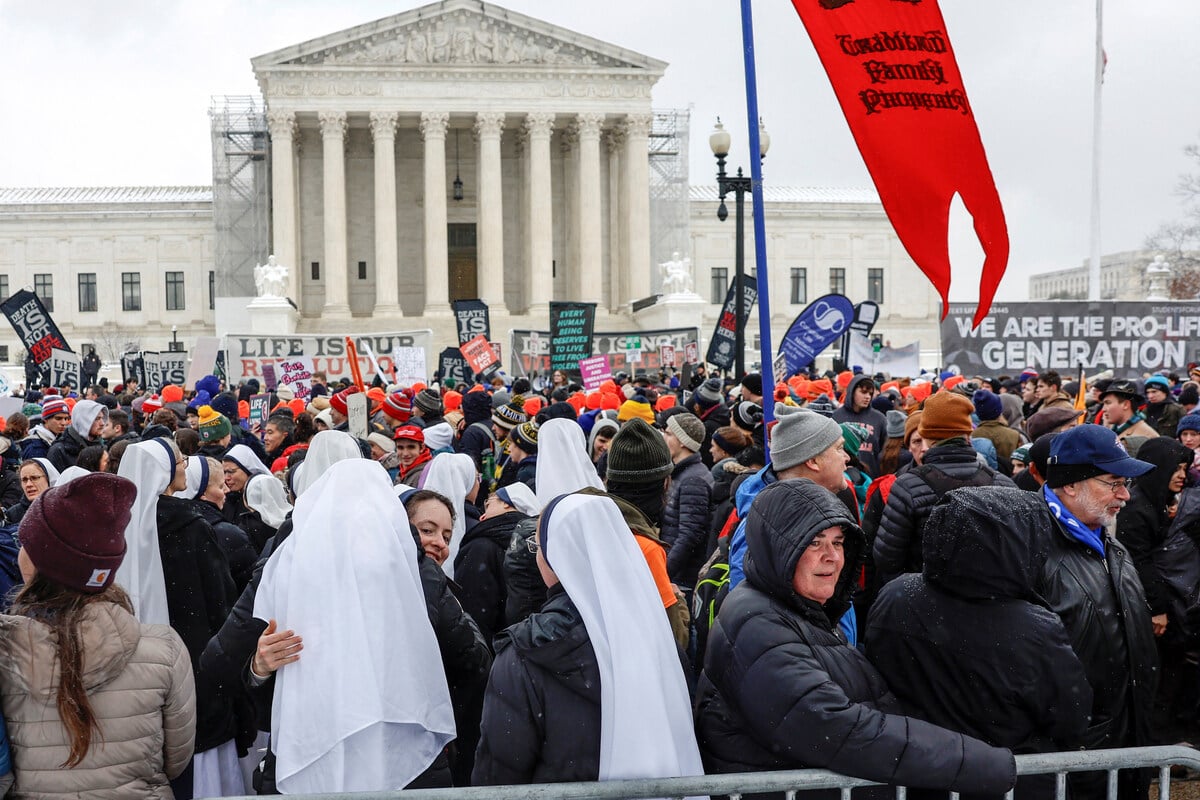 Anti-abortion protesters march for more restrictions on reproductive rights