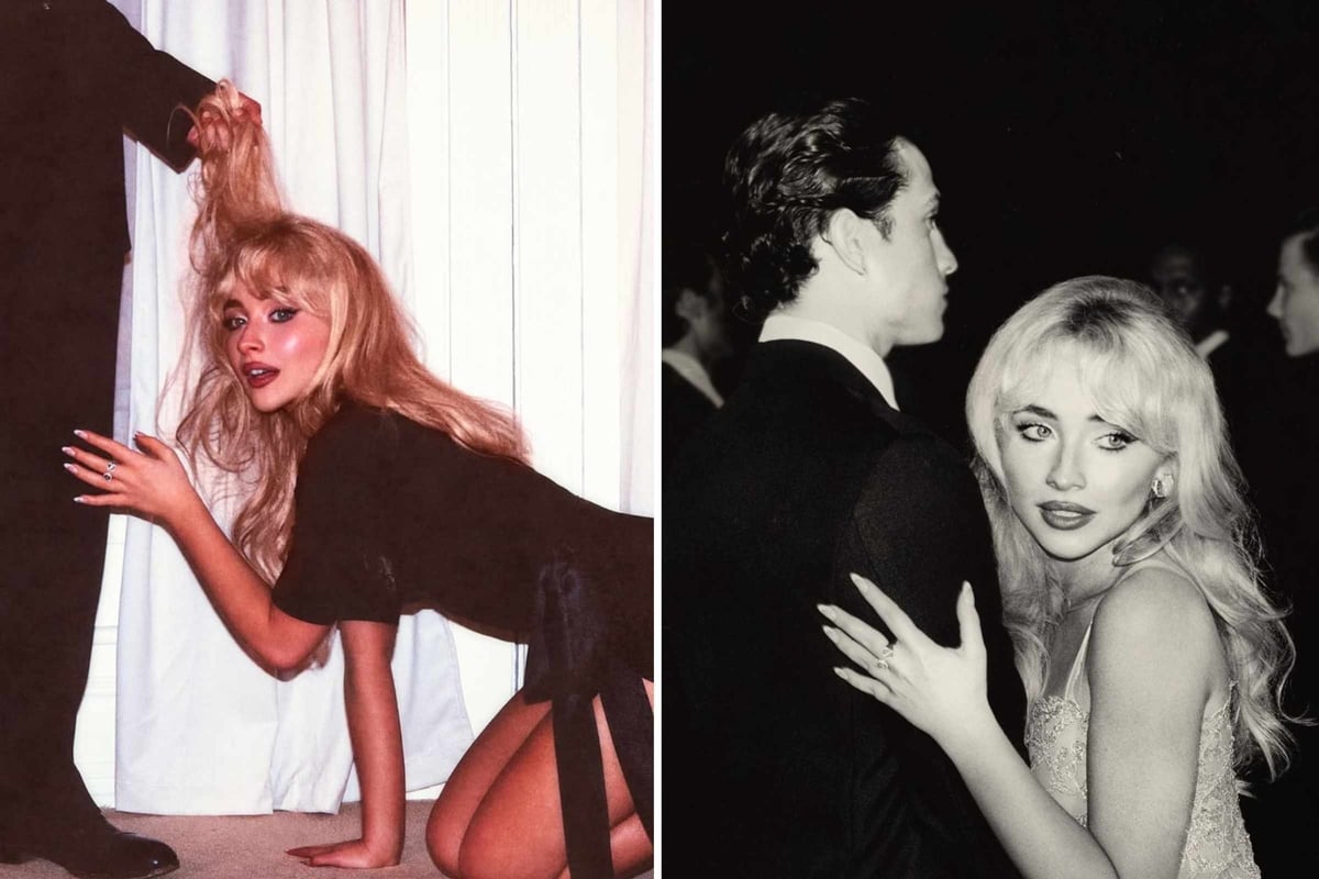 Sabrina Carpenter reveals new Man's Best Friend album cover: "approved ...