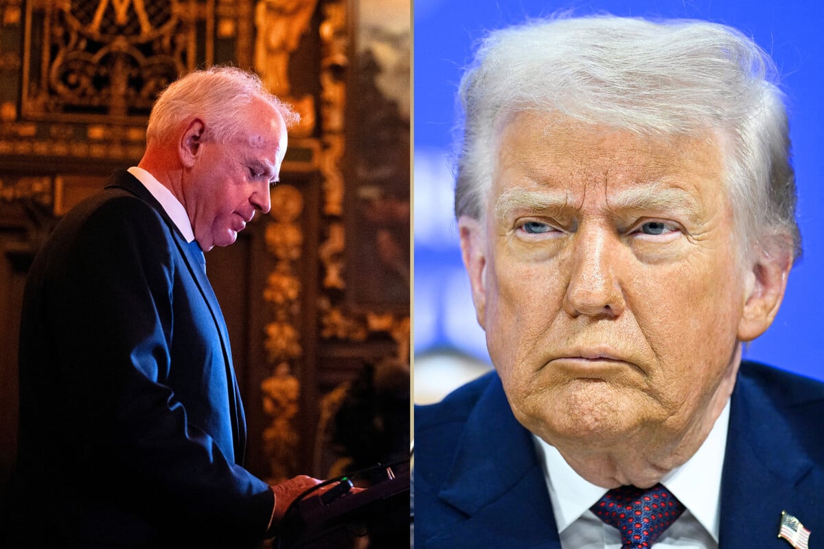 Trump says he and Tim Walz are on "similar wavelength" after "very good ...