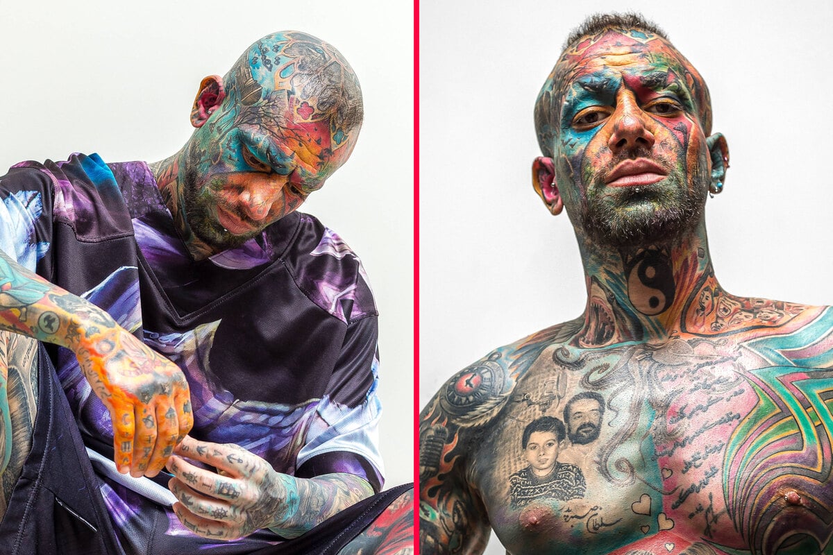 Heavily-tattooed singer sentenced to death for "blasphemy" in Iran