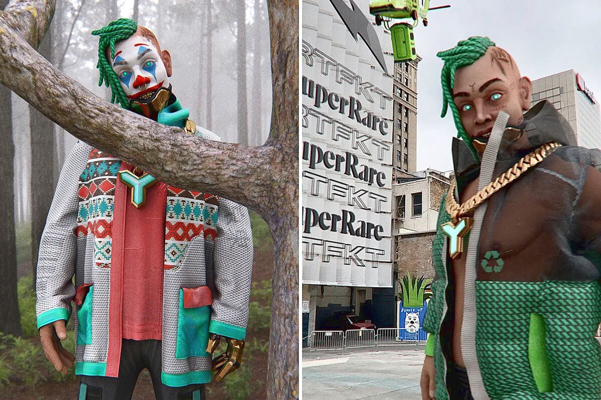 Virtual rapper FNMeka gets signed by major record label and hypes the ...